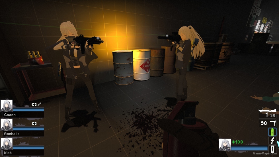 Only ak12 gf1 Zoey (request) (Mod) for Left 4 Dead 2 - GameMaps.com