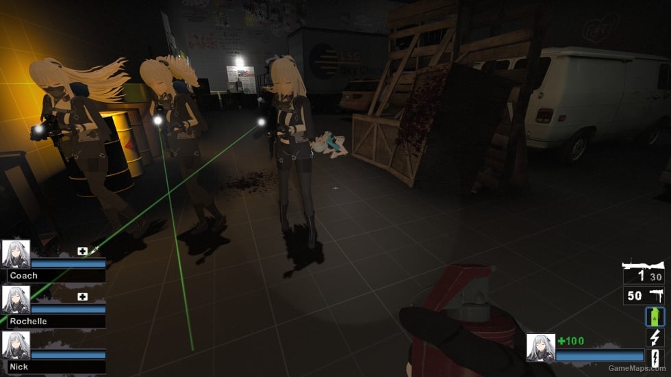 Only ak12 gf1 Zoey (request) (Mod) for Left 4 Dead 2 - GameMaps.com