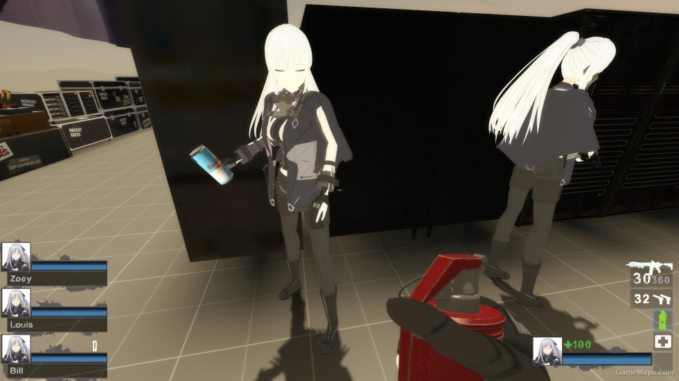 Only ak12 gf1 Zoey (request) (Mod) for Left 4 Dead 2 - GameMaps.com