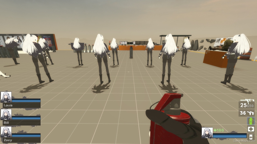 Only ak12 gf Zoey (request) (Mod) for Left 4 Dead 2 - GameMaps.com