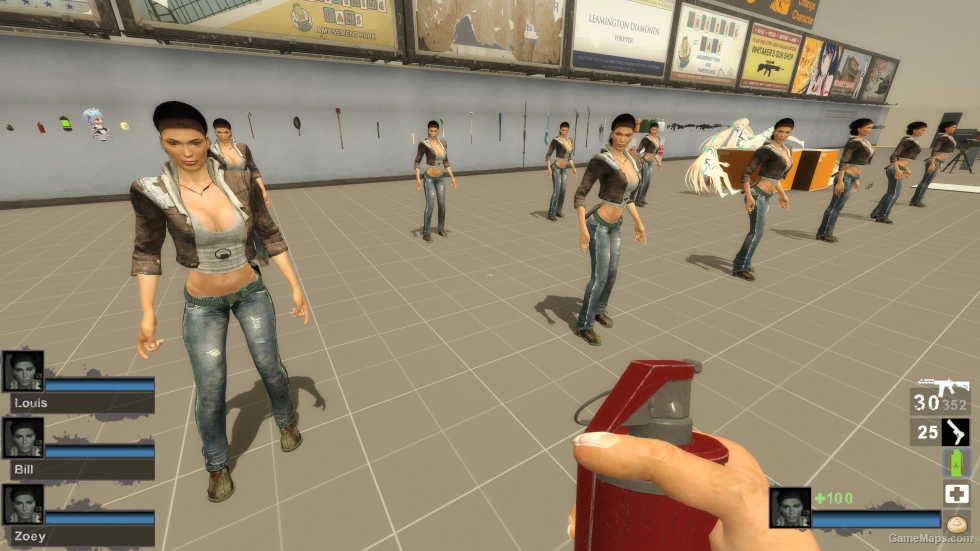 Only Alyx Vance Zoey (request) (Mod) for Left 4 Dead 2 - GameMaps.com