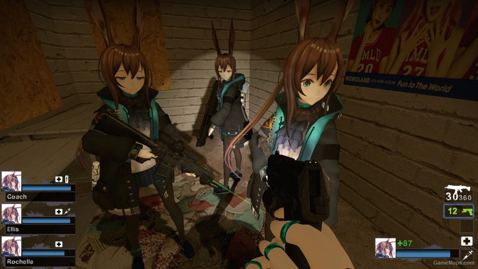 Only Arknights Amiya Zoey (Mod) for Left 4 Dead 2 - GameMaps.com