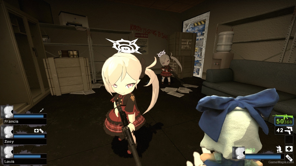 Only Asagi Mutsuki BA Zoey (request) (Mod) for Left 4 Dead 2 - GameMaps.com