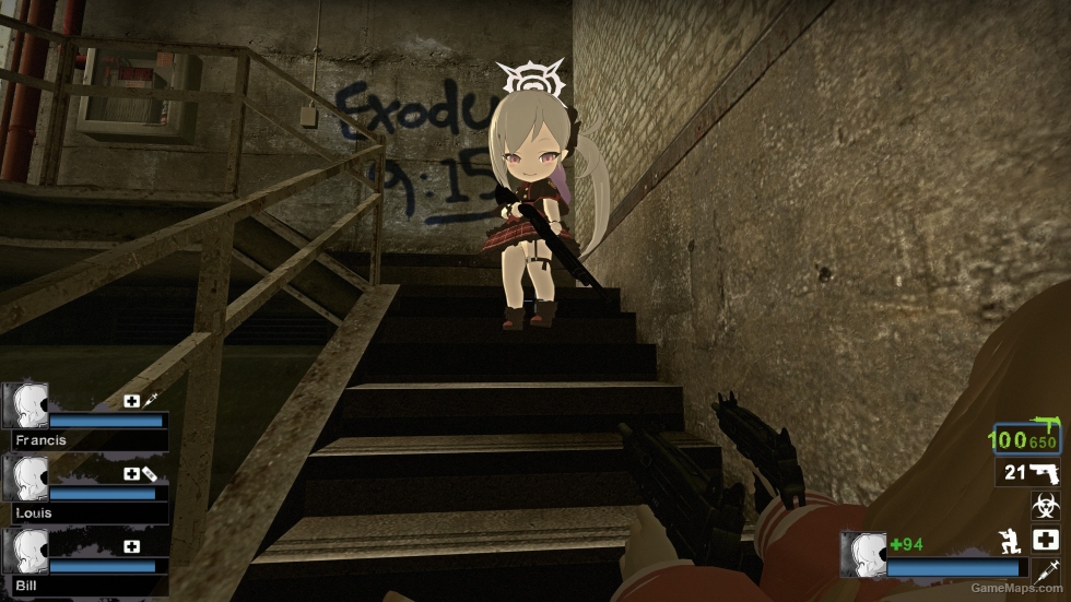 Only Asagi Mutsuki BA Zoey (request) (Mod) for Left 4 Dead 2 - GameMaps.com