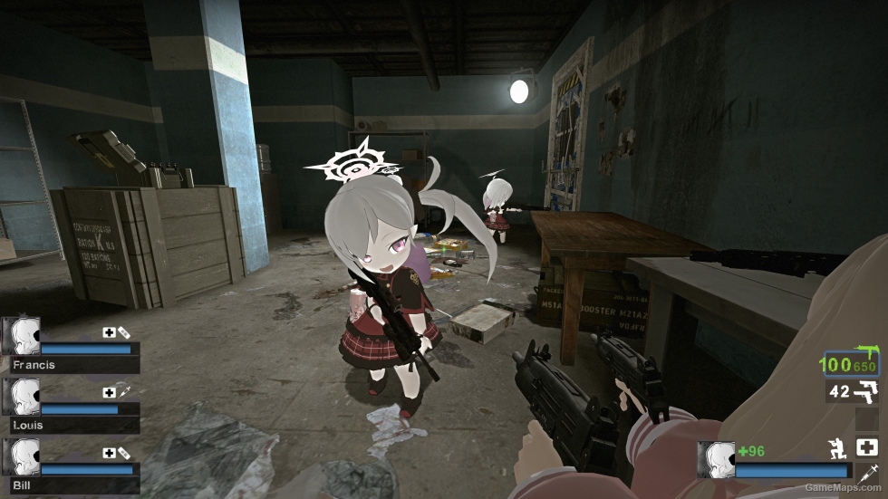 Only Asagi Mutsuki BA Zoey (request) (Mod) for Left 4 Dead 2 - GameMaps.com