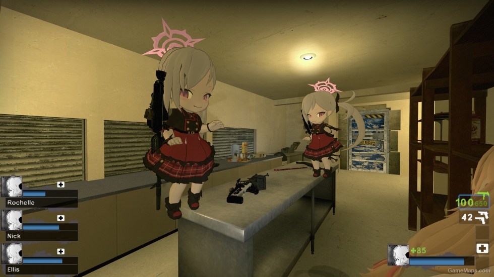 Only Asagi Mutsuki BA Zoey (request) (Mod) for Left 4 Dead 2 - GameMaps.com