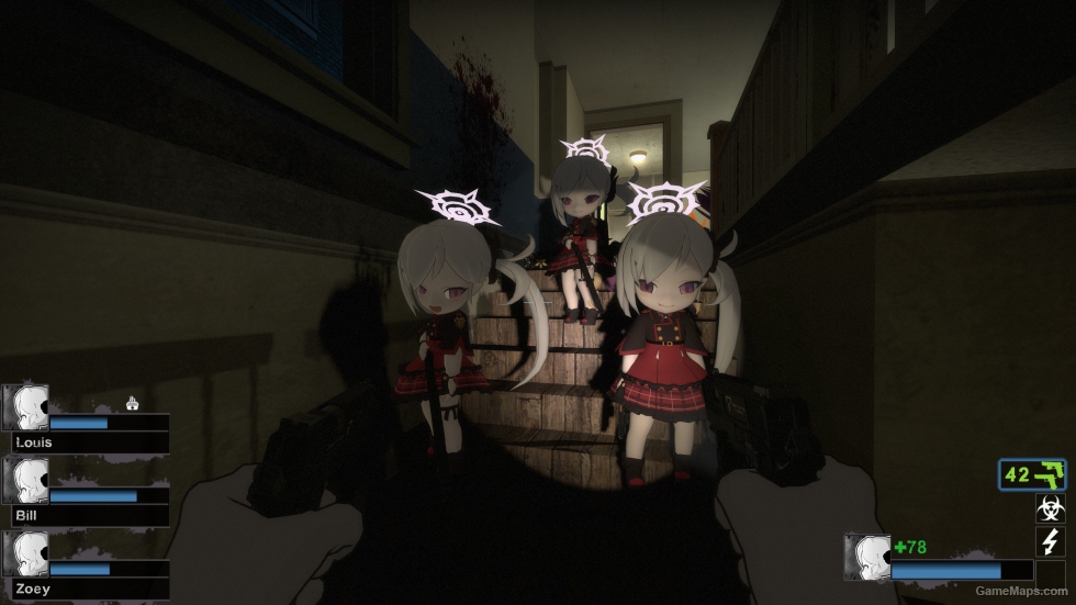 Only Asagi Mutsuki BA Zoey (request) (Mod) for Left 4 Dead 2 - GameMaps.com