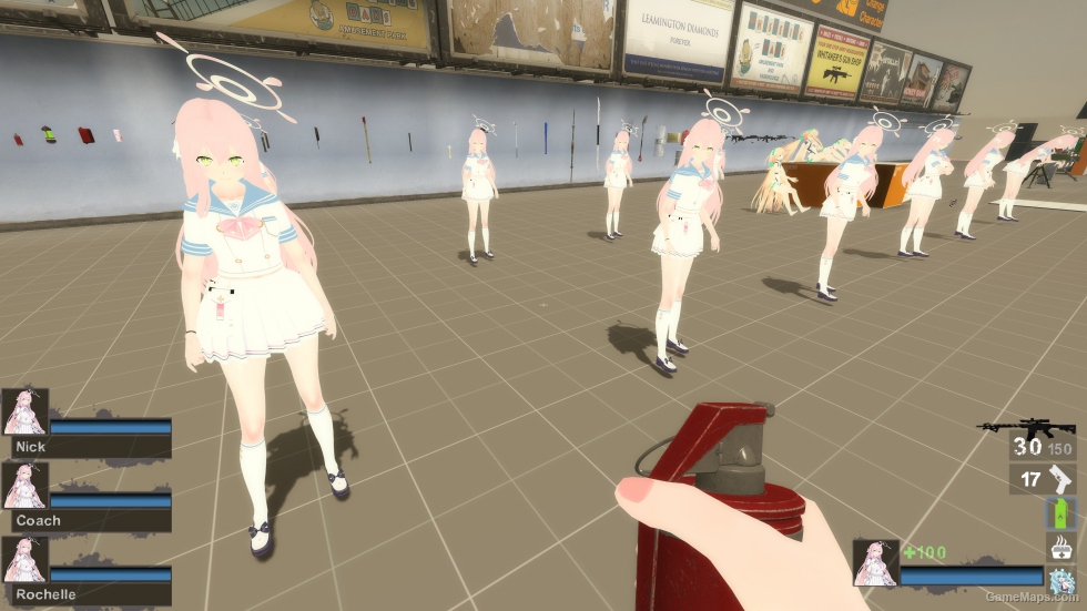 Only BA Hanako Zoey (request) (Mod) for Left 4 Dead 2 - GameMaps.com