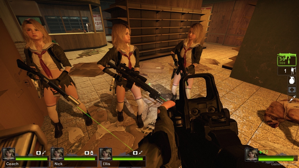 Only Becca Woollett SG Zoey (Mod) for Left 4 Dead 2 - GameMaps.com
