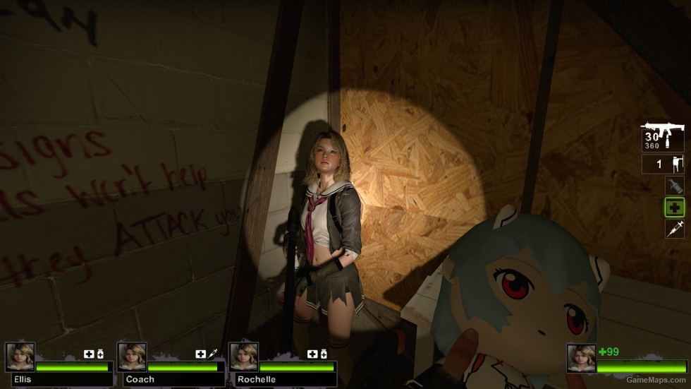 Only Becca Woollett SG Zoey (Mod) for Left 4 Dead 2 - GameMaps.com