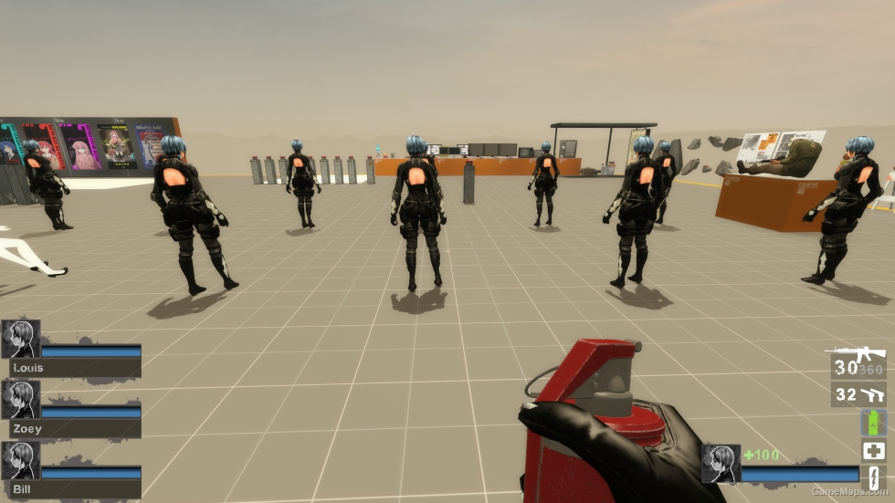 Only Black Cat AS2 Zoey (request) (Mod) for Left 4 Dead 2 - GameMaps.com