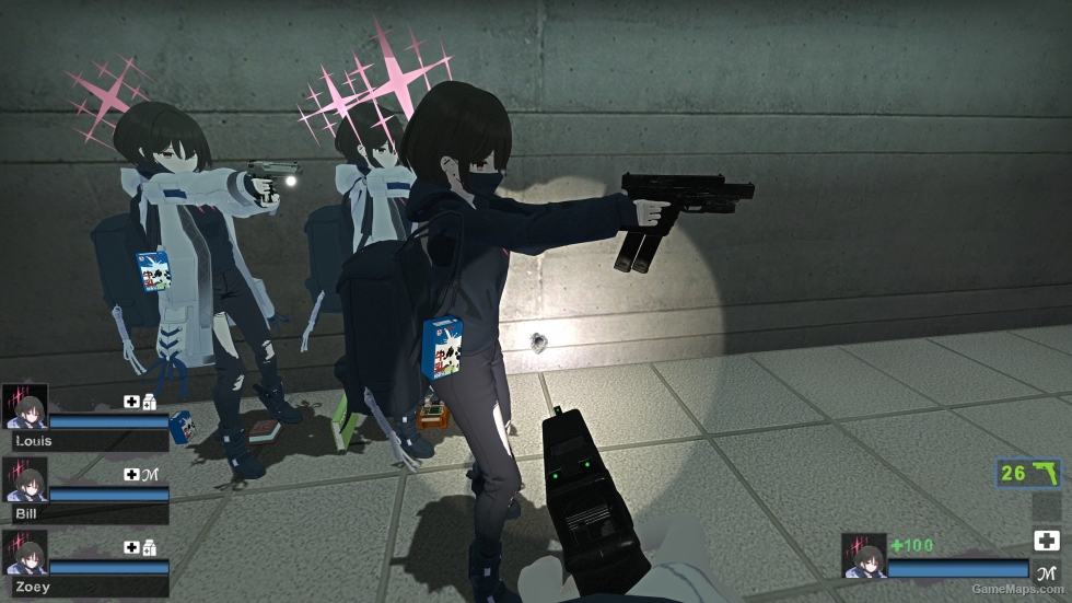 Only Blue archive Misaki (request) (Mod) for Left 4 Dead 2 - GameMaps.com