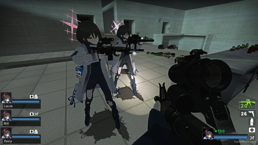 Only Blue archive Misaki (request) (Mod) for Left 4 Dead 2 - GameMaps.com