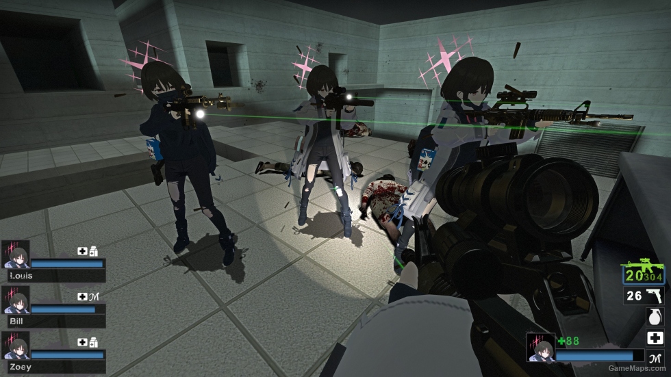 Only Blue archive Misaki (request) (Mod) for Left 4 Dead 2 - GameMaps.com