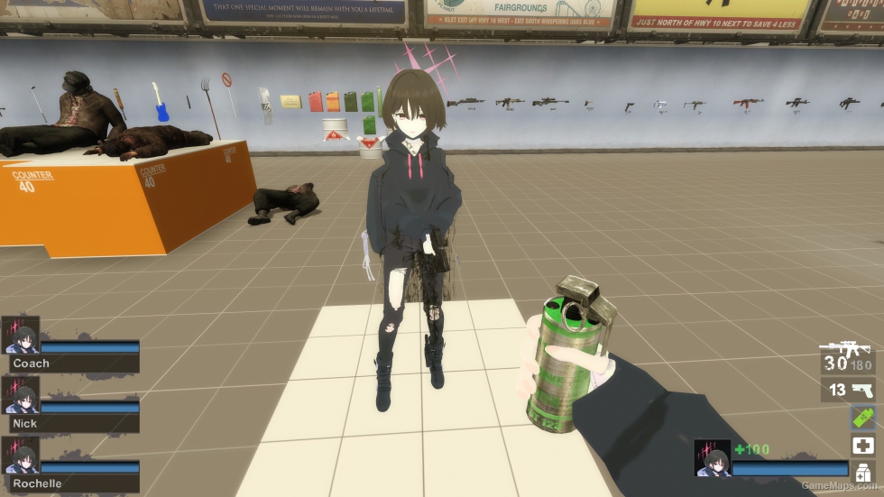 Only Blue archive Misaki (request) (Mod) for Left 4 Dead 2 - GameMaps.com