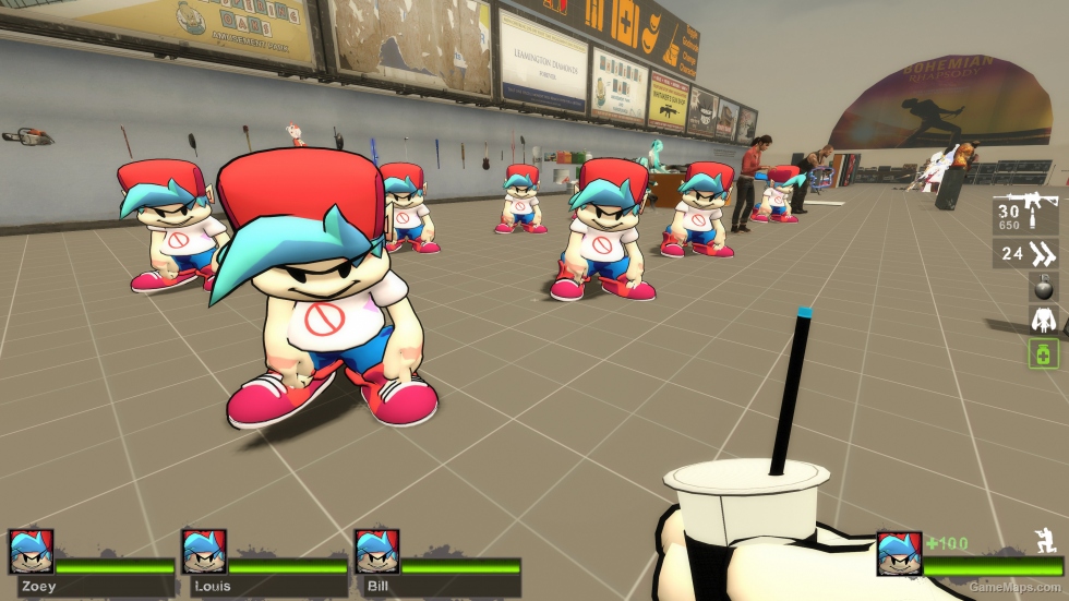 Only Boyfriend FNF (request) (Mod) for Left 4 Dead 2 - GameMaps.com