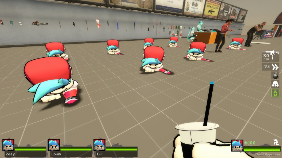 Only Boyfriend FNF (request) (Mod) for Left 4 Dead 2 - GameMaps.com