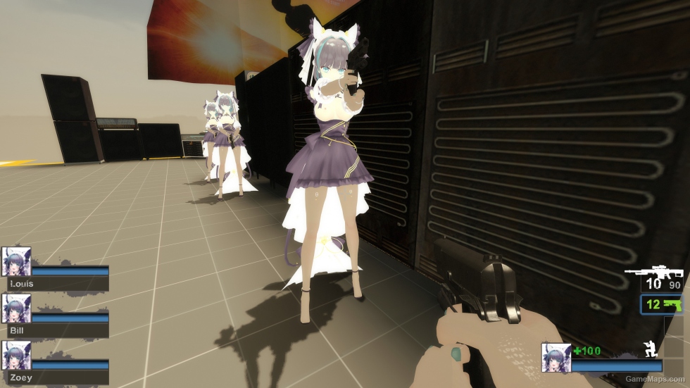 only cheshire al r18 zoey (Mod) for Left 4 Dead 2 - GameMaps.com