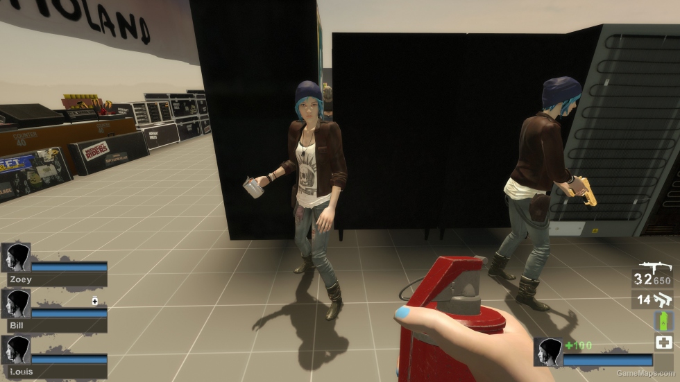 Only Chloe Price Zoey (request) (Mod) for Left 4 Dead 2 - GameMaps.com