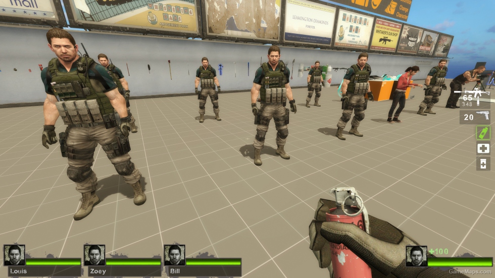Only Chris Redfield AO RE6 (request) (Mod) for Left 4 Dead 2 - GameMaps.com