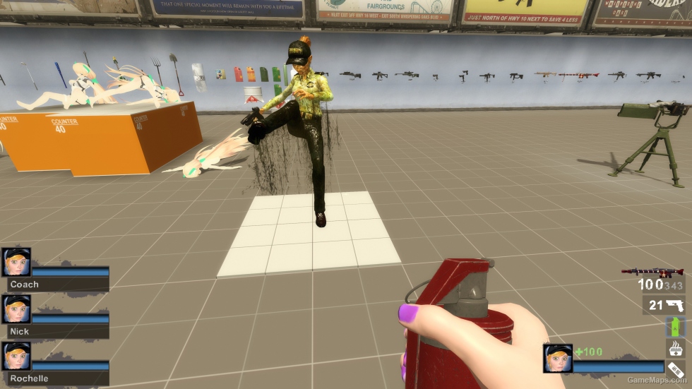 Only COMM FNAF Vanessa Zoey (request) (Mod) for Left 4 Dead 2 ...