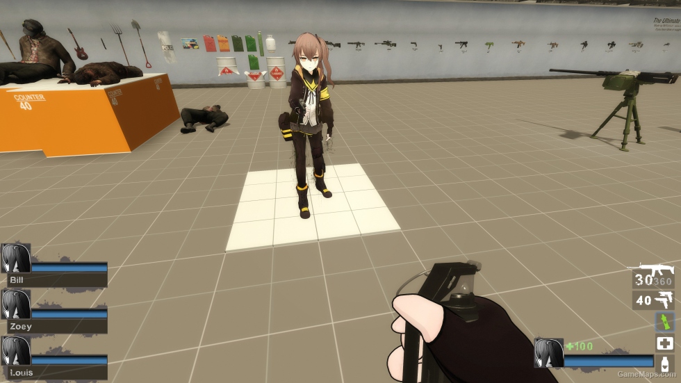 Only COMM UMP45 (request) (Mod) for Left 4 Dead 2 - GameMaps.com