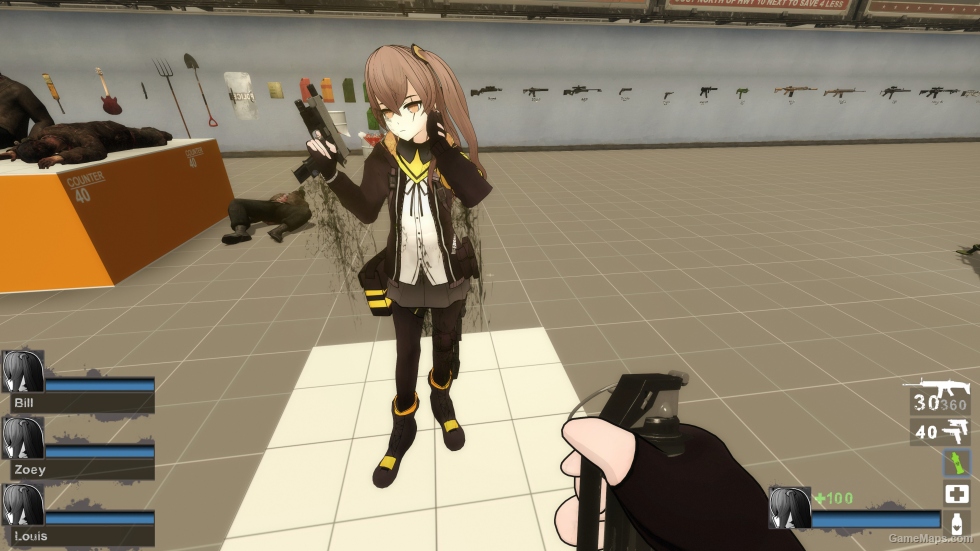 Only COMM UMP45 (request) (Mod) for Left 4 Dead 2 - GameMaps.com