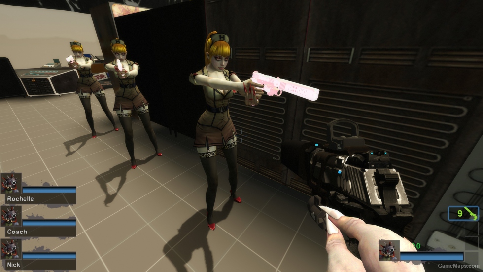 Only CSO nurse resident host Zoey (Mod) for Left 4 Dead 2 - GameMaps.com