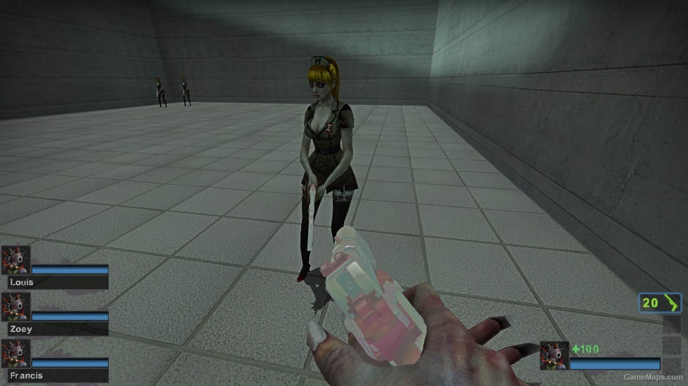 Only CSO nurse resident host Zoey (Mod) for Left 4 Dead 2 - GameMaps.com