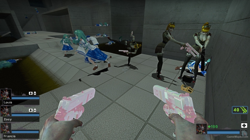 Only CSO nurse resident host Zoey (Mod) for Left 4 Dead 2 - GameMaps.com