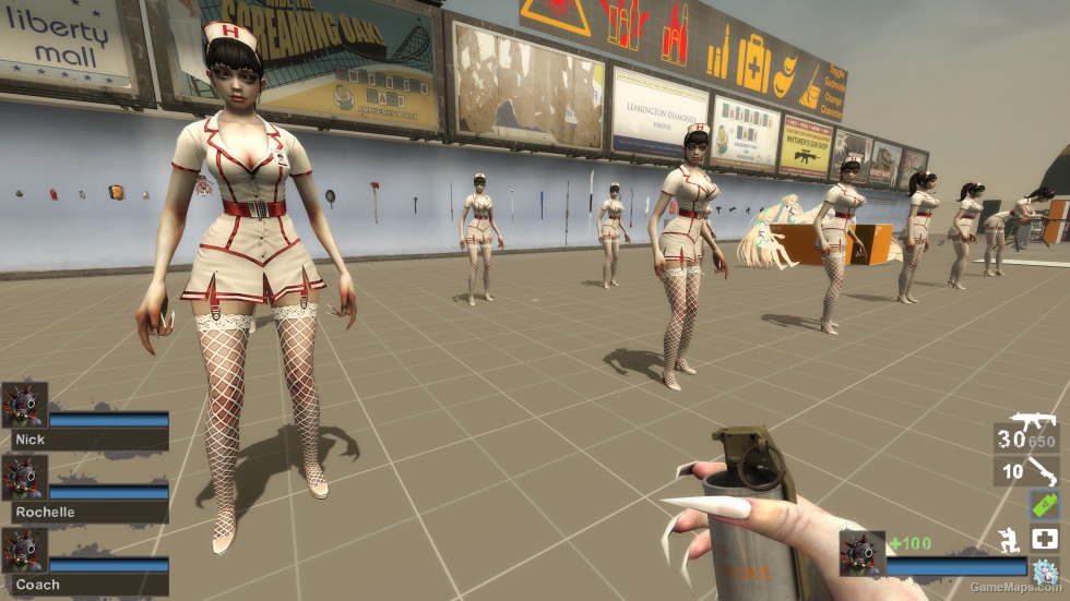 Only CSO nurse resident Zoey (Mod) for Left 4 Dead 2 - GameMaps.com