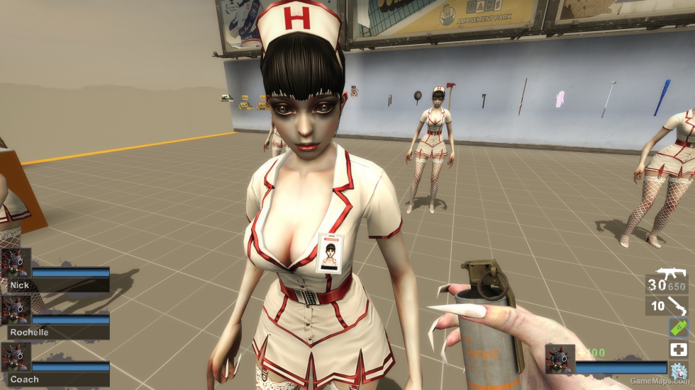 Only CSO nurse resident Zoey (Mod) for Left 4 Dead 2 - GameMaps.com