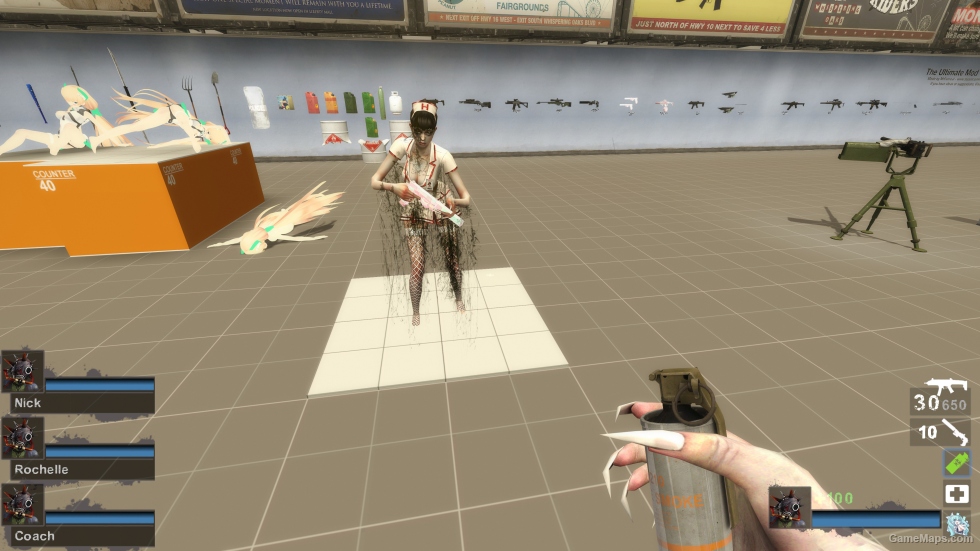 Only CSO nurse resident Zoey (Mod) for Left 4 Dead 2 - GameMaps.com