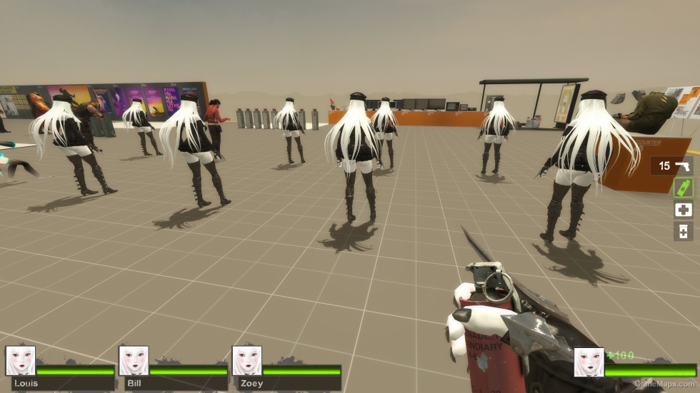 Only DMG Miul Succubus Zoey (request) (Mod) for Left 4 Dead 2 ...