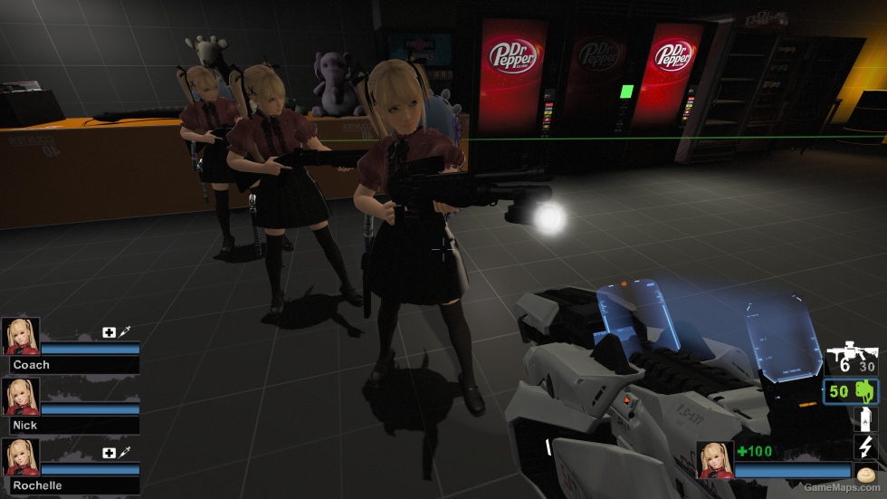 Only DOA6 Marie Rose HS Modified Zoey (request) (Mod) for Left 4 Dead 2 - GameMaps.com