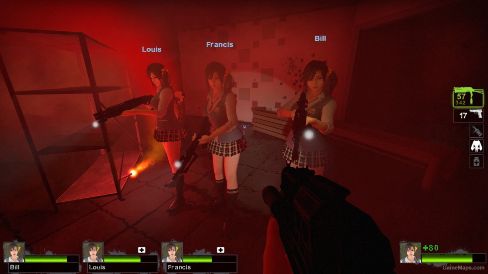 only doa xvv misaki school zoey (request) (Mod) for Left 4 Dead 2 ...