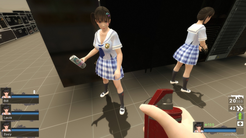 Only DOAXVV Koharu HPenguin Zoey (Mod) for Left 4 Dead 2 - GameMaps.com