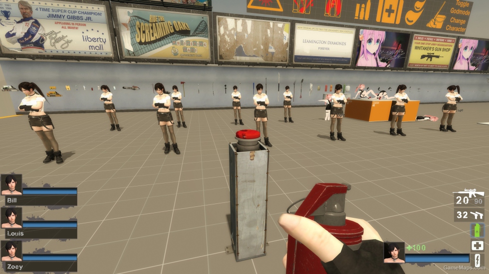 Only DOAXVV Kokoro LJ Zoey (request) (Mod) for Left 4 Dead 2 - GameMaps.com