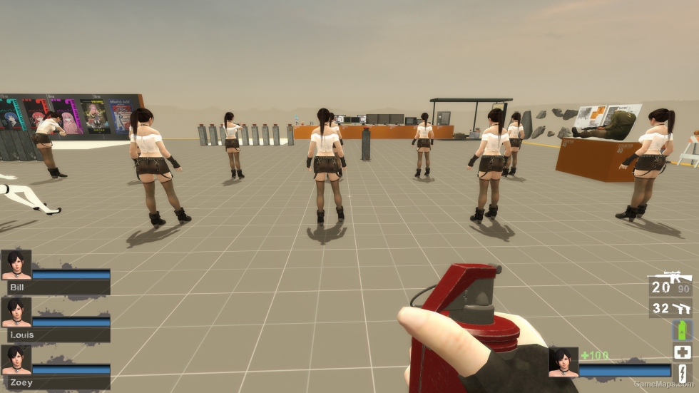 Only DOAXVV Kokoro LJ Zoey (request) (Mod) for Left 4 Dead 2 - GameMaps.com