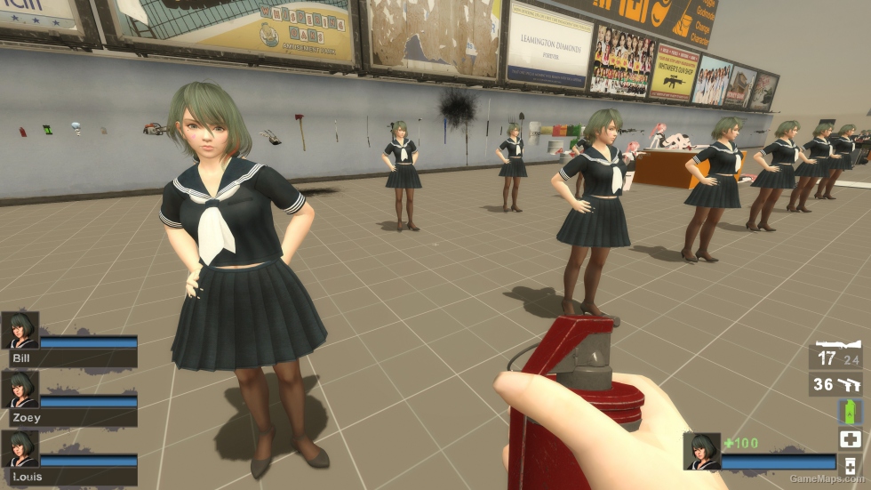 Only DOAXVV Tamaki SU Zoey (request) (Mod) for Left 4 Dead 2 - GameMaps.com