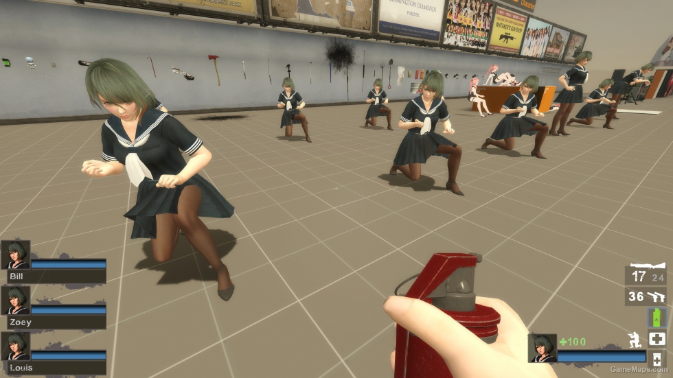 Only DOAXVV Tamaki SU Zoey (request) (Mod) for Left 4 Dead 2 - GameMaps.com