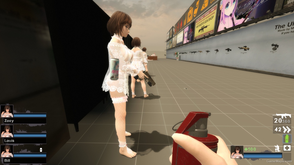 Only DOAXVV Tsukushi CHeart Zoey (Mod) for Left 4 Dead 2 - GameMaps.com
