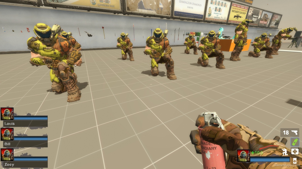 Only DOOM SLAYER DE (request) (Mod) for Left 4 Dead 2 - GameMaps.com