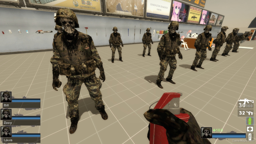 Only DS Bill skeleton soldier (request) (Mod) for Left 4 Dead 2 ...