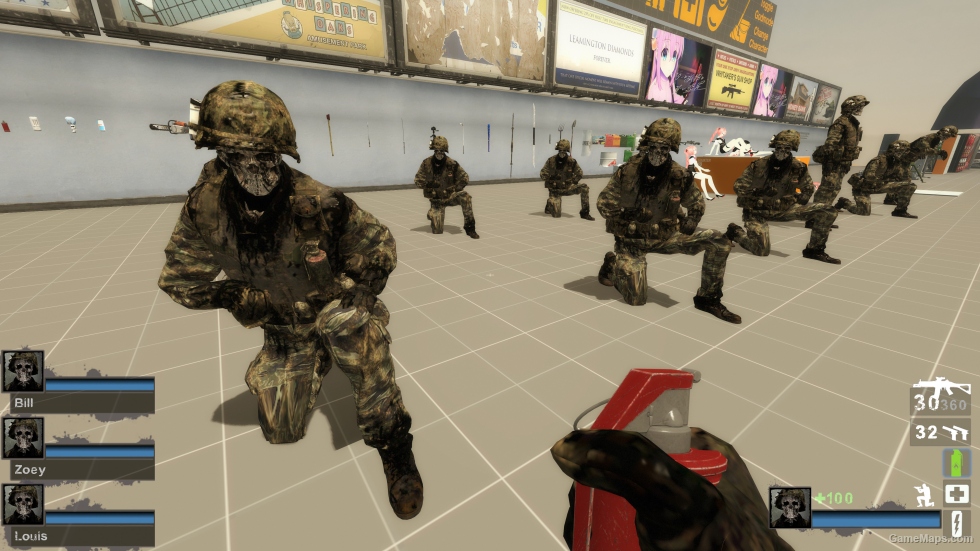 Only DS Bill skeleton soldier (request) (Mod) for Left 4 Dead 2 ...