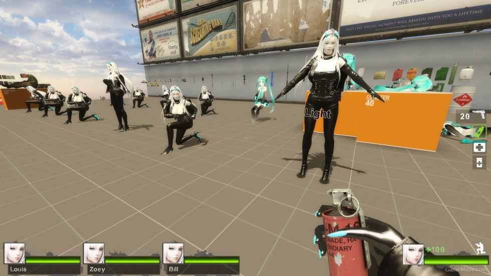 Only Eira Symbiosis Zoey (request) (Mod) for Left 4 Dead 2 - GameMaps.com