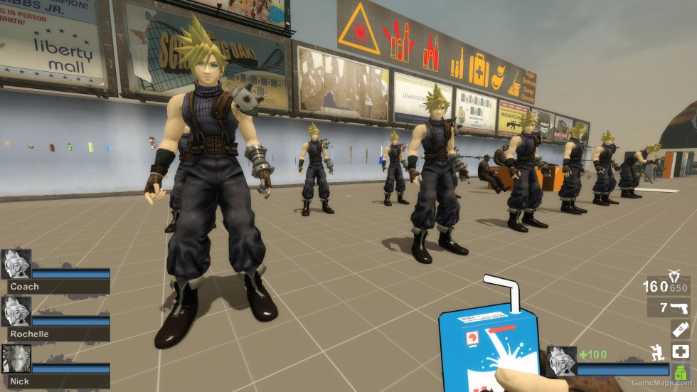 Only FFVII Cloud Strife (request) (Mod) for Left 4 Dead 2 - GameMaps.com