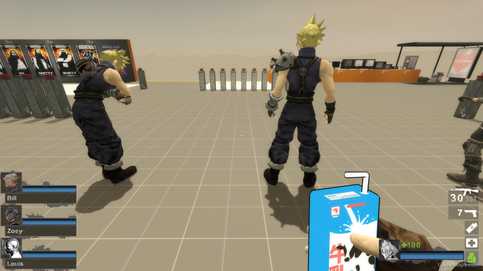 Only FFVII Cloud Strife (request) (Mod) for Left 4 Dead 2 - GameMaps.com