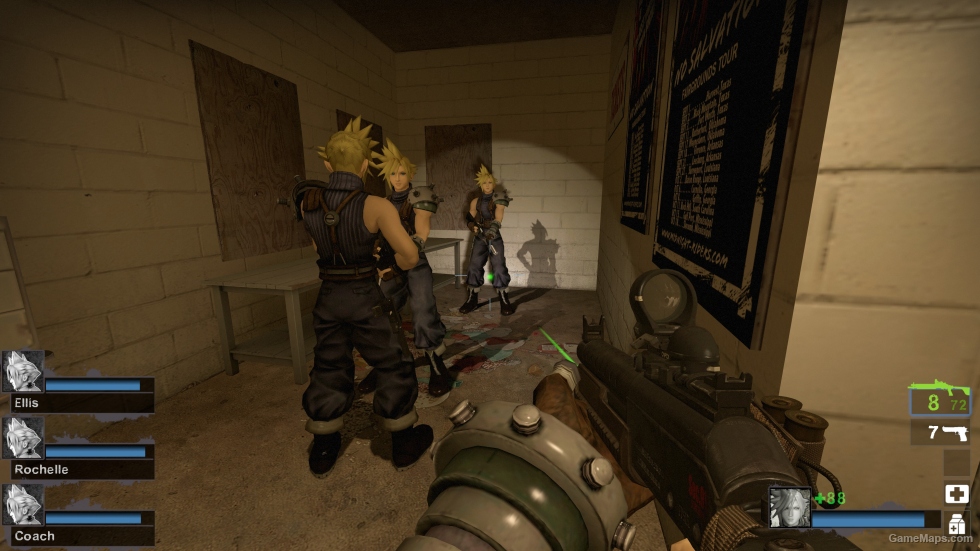 Only FFVII Cloud Strife (request) (Mod) for Left 4 Dead 2 - GameMaps.com