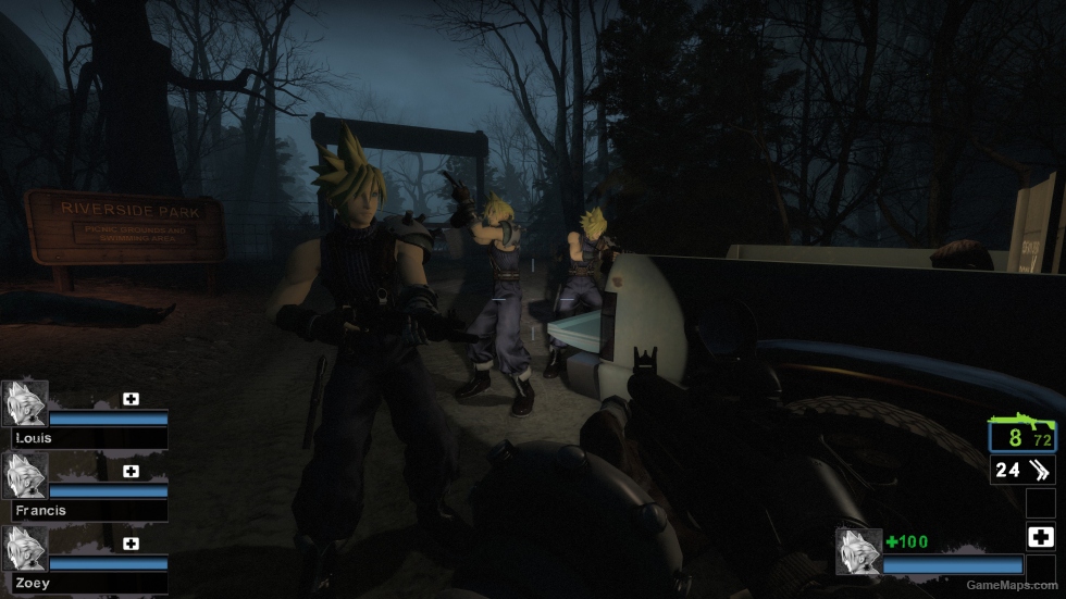 Only FFVII Cloud Strife (request) (Mod) for Left 4 Dead 2 - GameMaps.com
